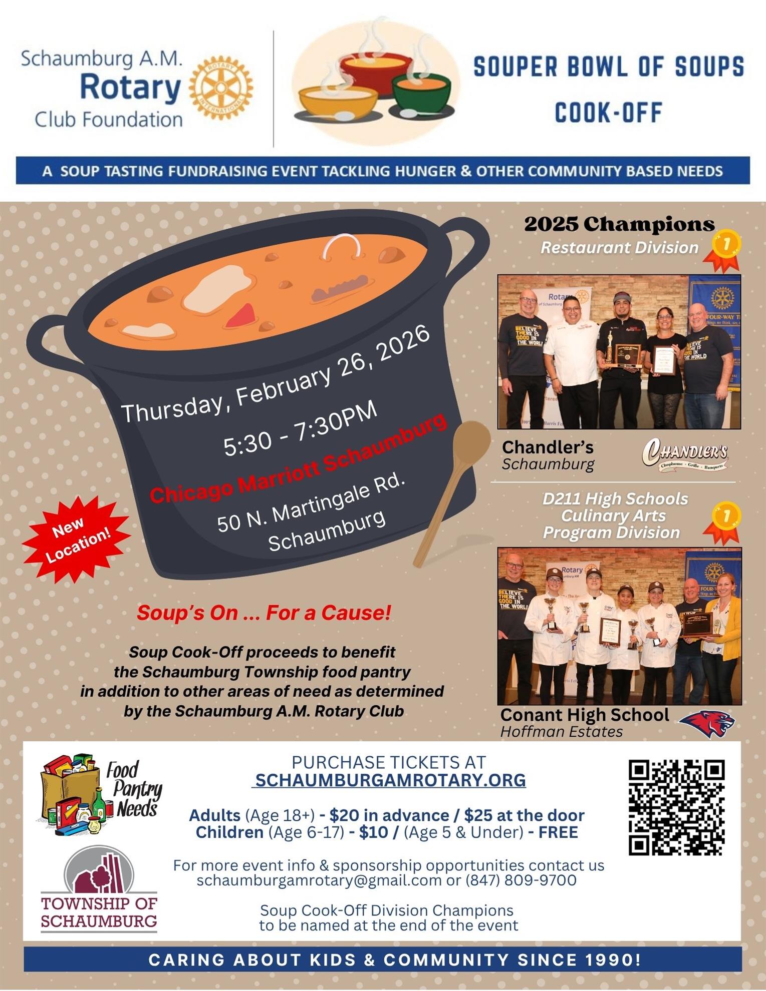 Souper Bowl of Soups Cook-Off - 2026 | Rotary Club of Schaumburg A.M