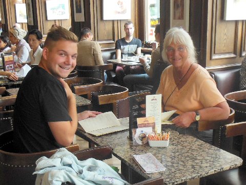 With Former Youth Exchange Student Marek Salamon in Vienna | Rotary ...