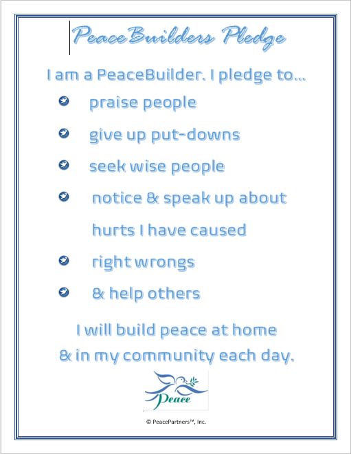 Peacebuilder Club | Rotary Club of Los Osos