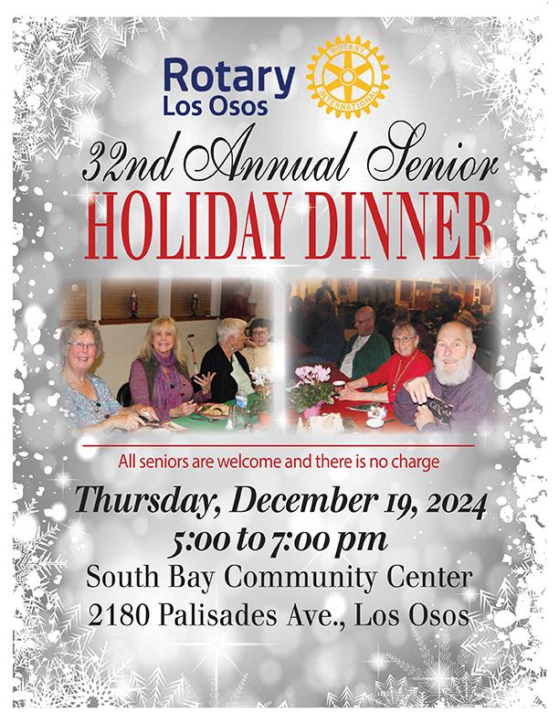 32nd Senior Holiday Dinner | Rotary Club of Los Osos