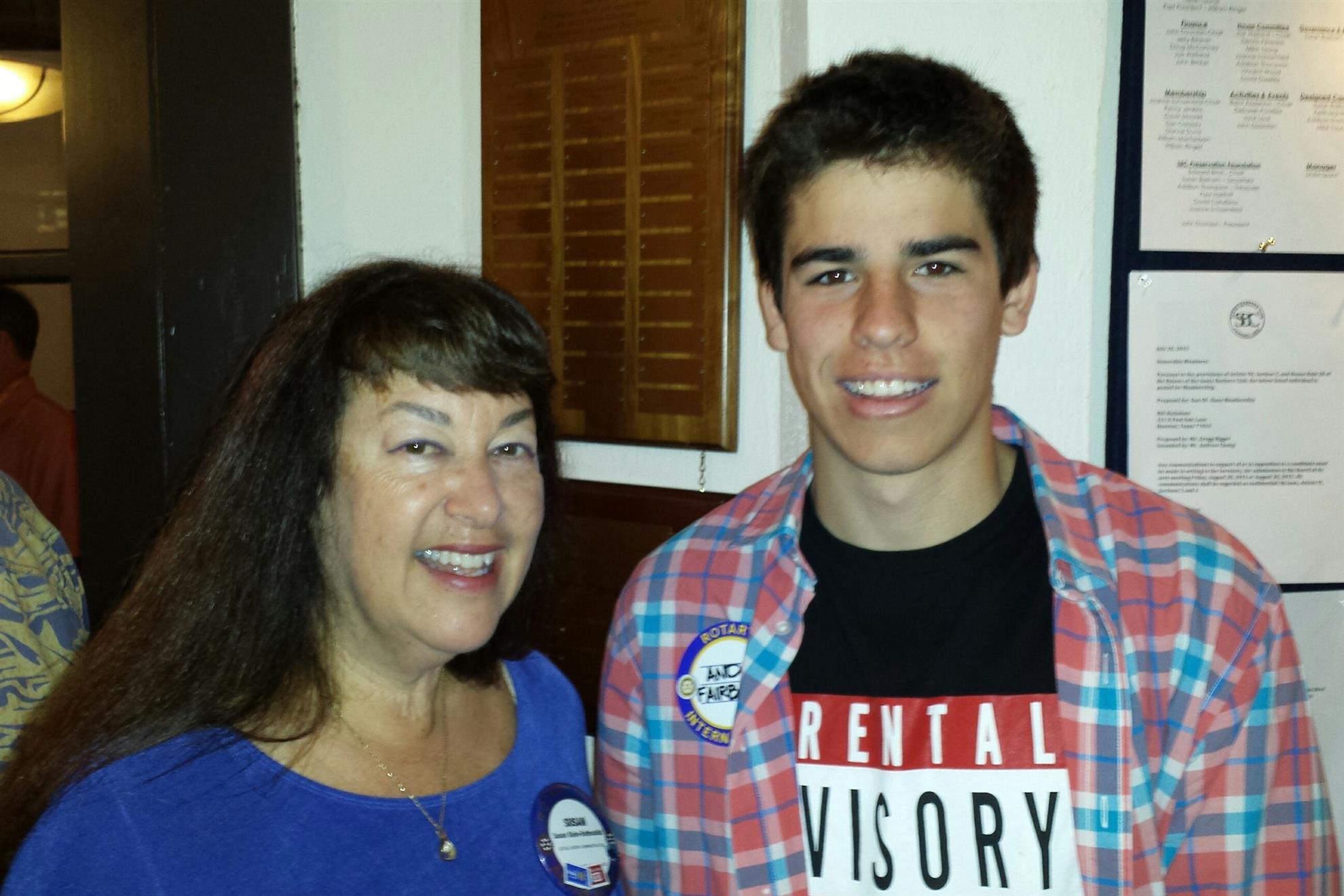 Welcome, Andres Fairbairn! | Rotary Club of Santa Barbara Sunrise