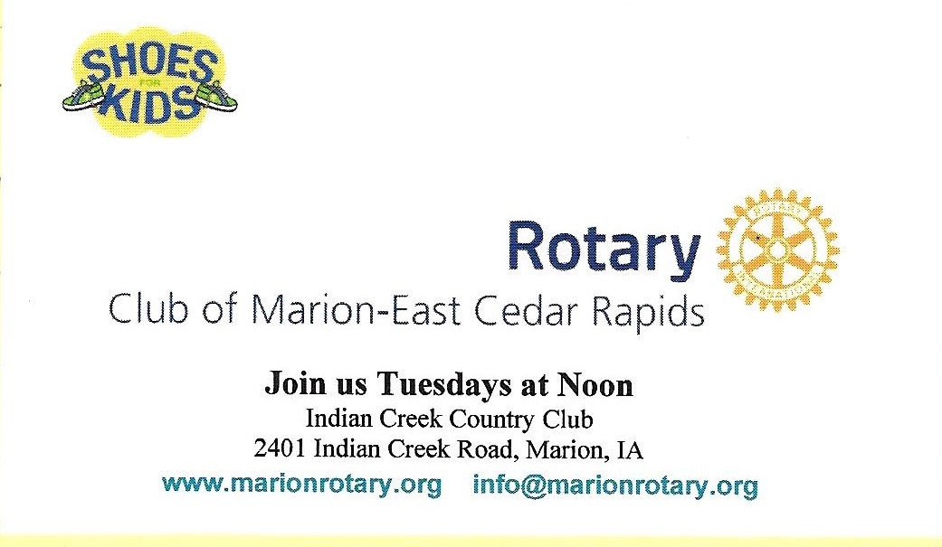 Home Page | Rotary Club of Marion-East Cedar Rapids