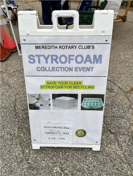 Styrofoam Collection Event | Rotary Club of Meredith