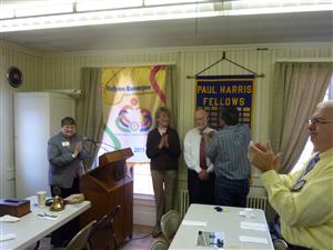 Alec Buchanan receives Paul Harris Award | Rotary Club of Milford, New ...