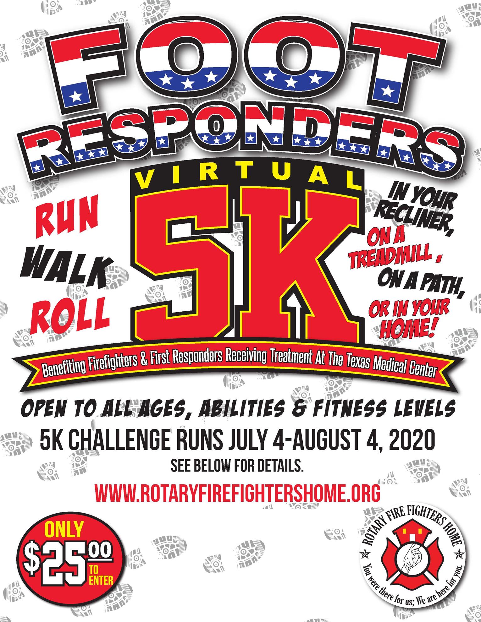 5K VIRTUAL RUN, WALK or SIT FOR ROTARY FIRE FIGHTERS HOME | ROTARY CLUB ...