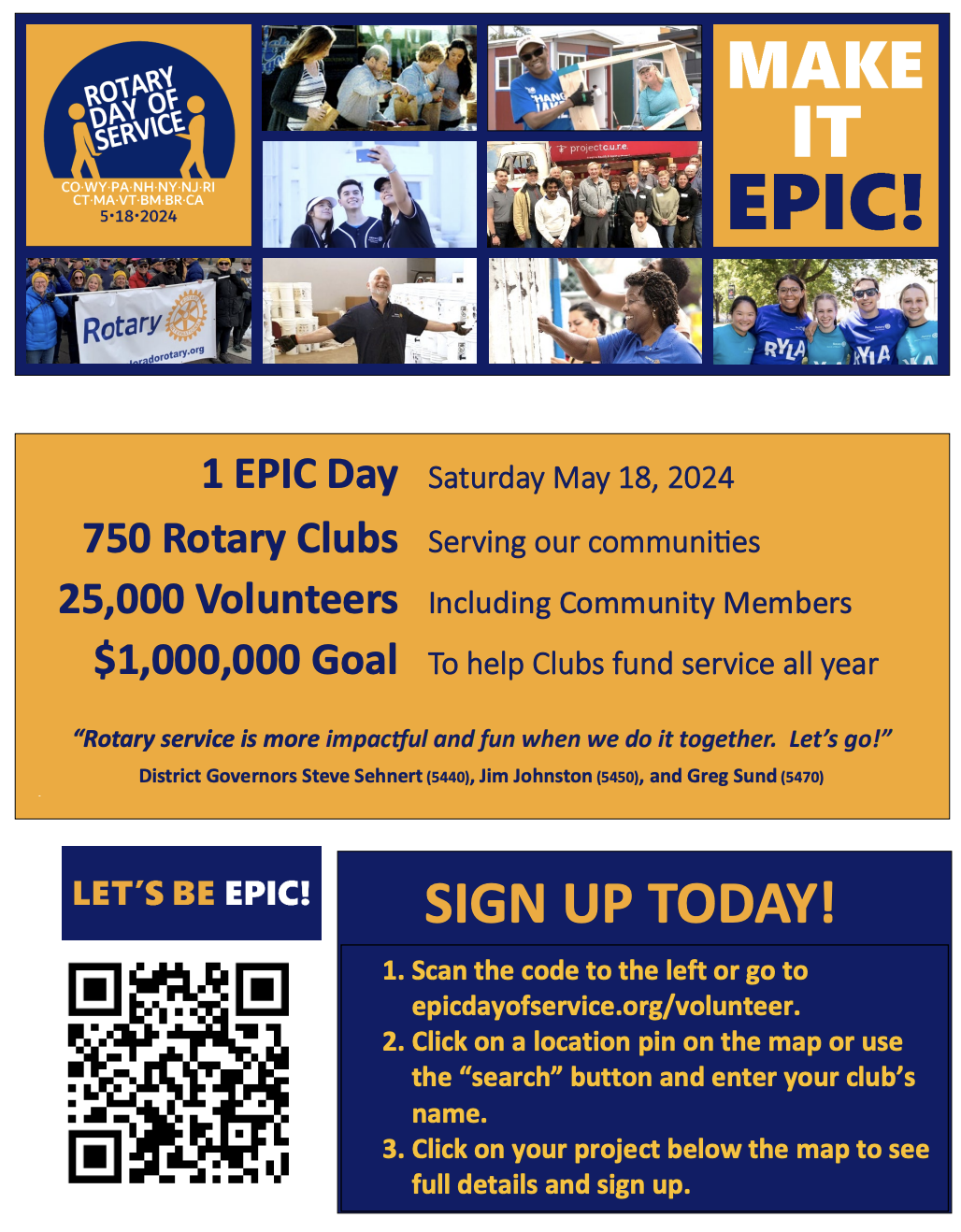 Epic Day of Service | Rotary Club of Colorado Springs