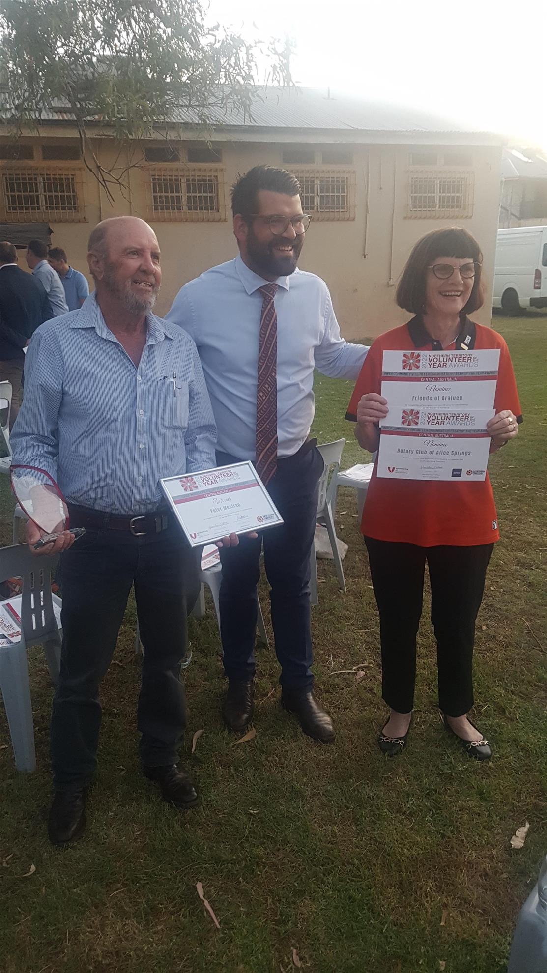 Volunteer of the Year awards NT 2022 | Rotary Club of Alice Springs