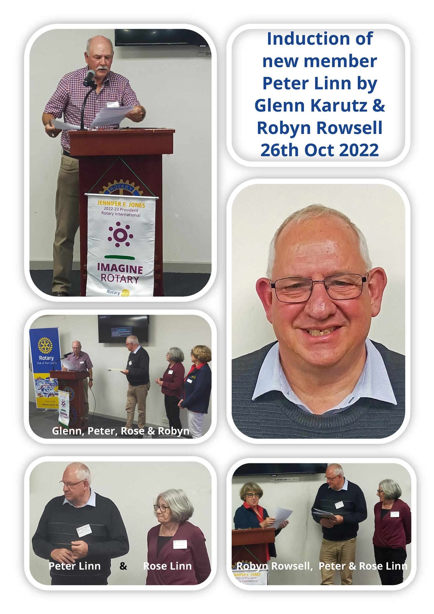 Induction new member 26'10'22 | Rotary Club of Port Lincoln