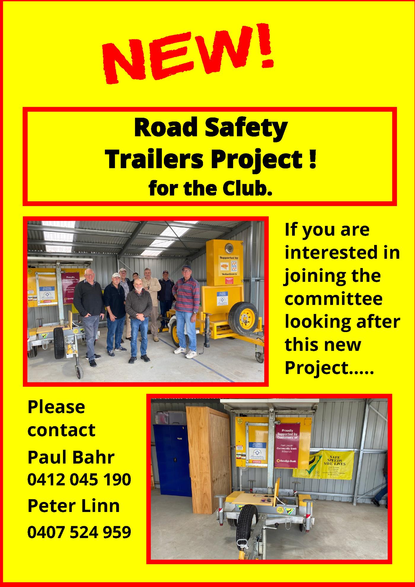 New Safety Trailer Project | Rotary Club of Port Lincoln