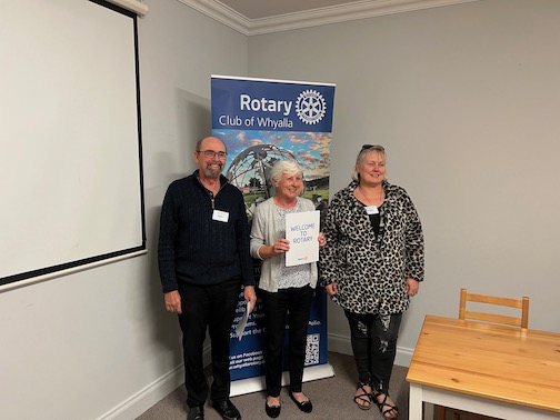 New Member Induction | Rotary Club of Whyalla