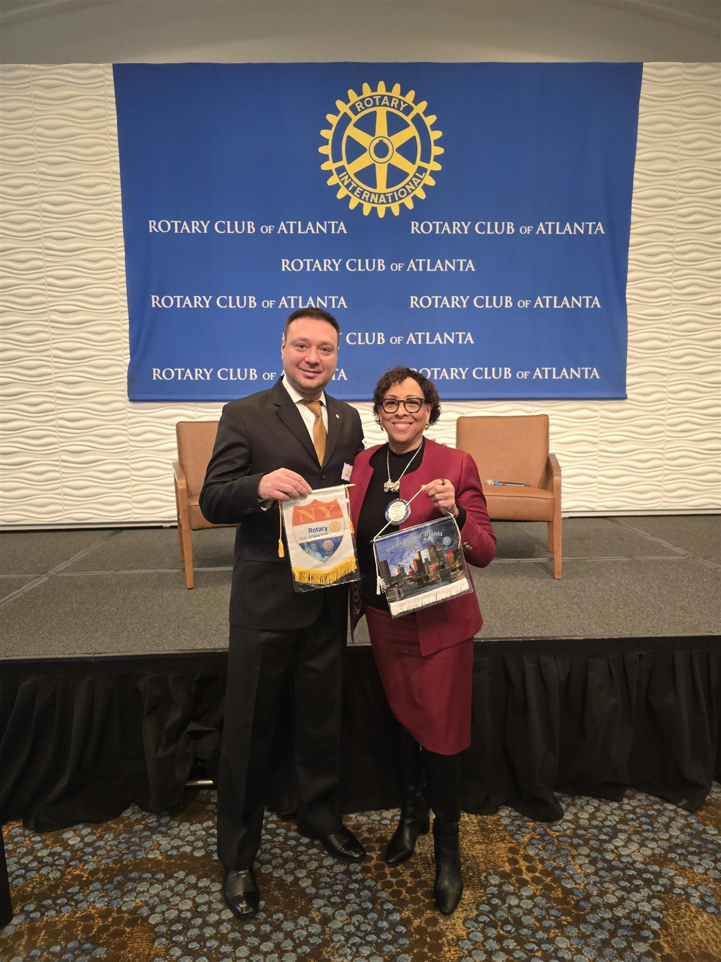 Past President Can Erbilgin visits RC of Atlanta | Rotary Club of New York