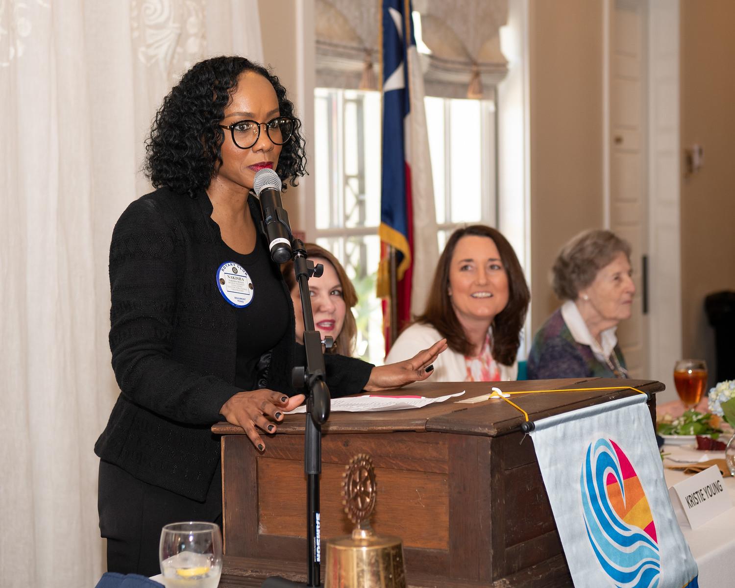03-06-19 Jennifer Jones, Women in Rotary | Beaumont Rotary Club