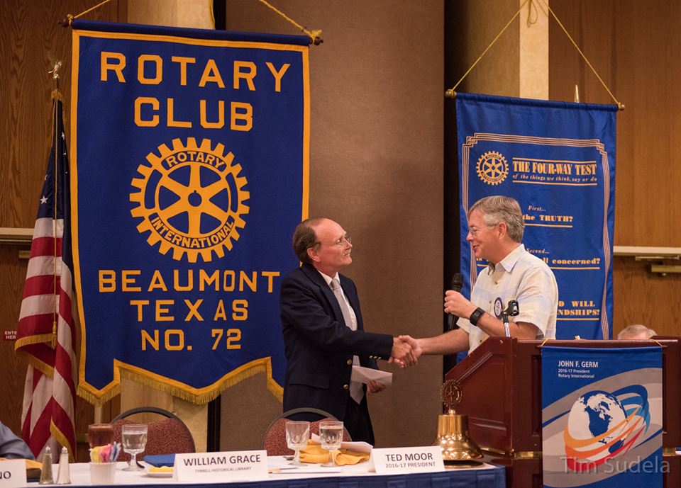 04-19-17 Bill Grace, Tyrrell Library | Beaumont Rotary Club