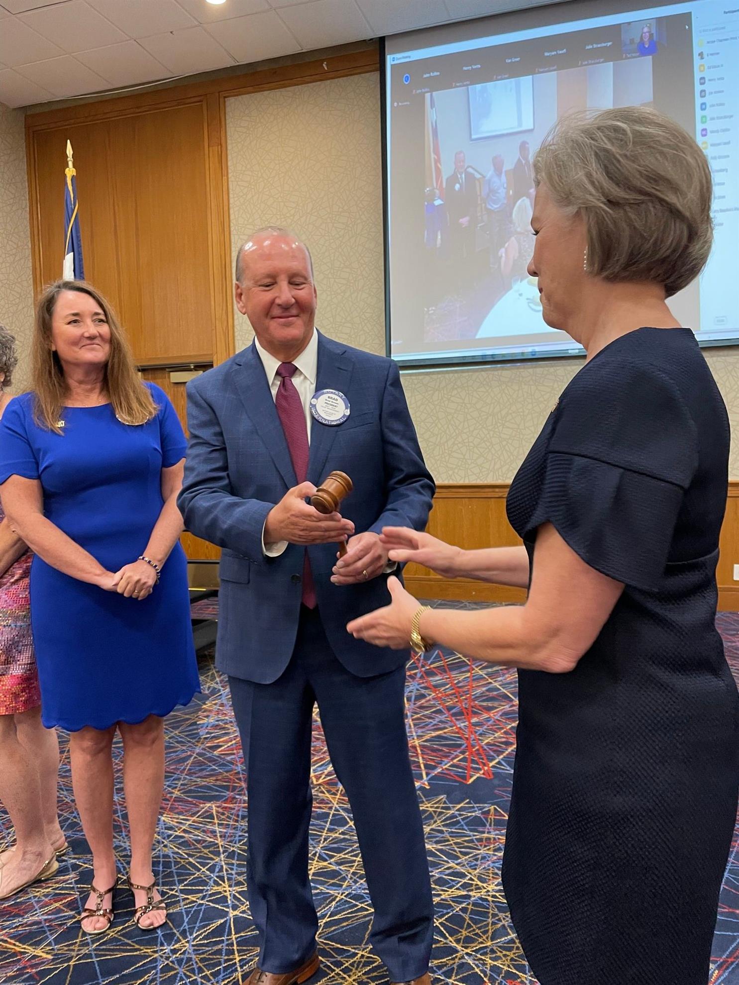 07-06-22 Installation of President Joanne Brown | Beaumont Rotary Club