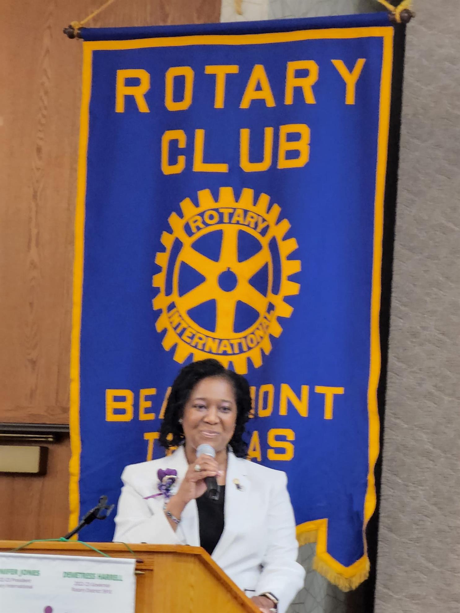 07-06-22 Installation of President Joanne Brown | Beaumont Rotary Club