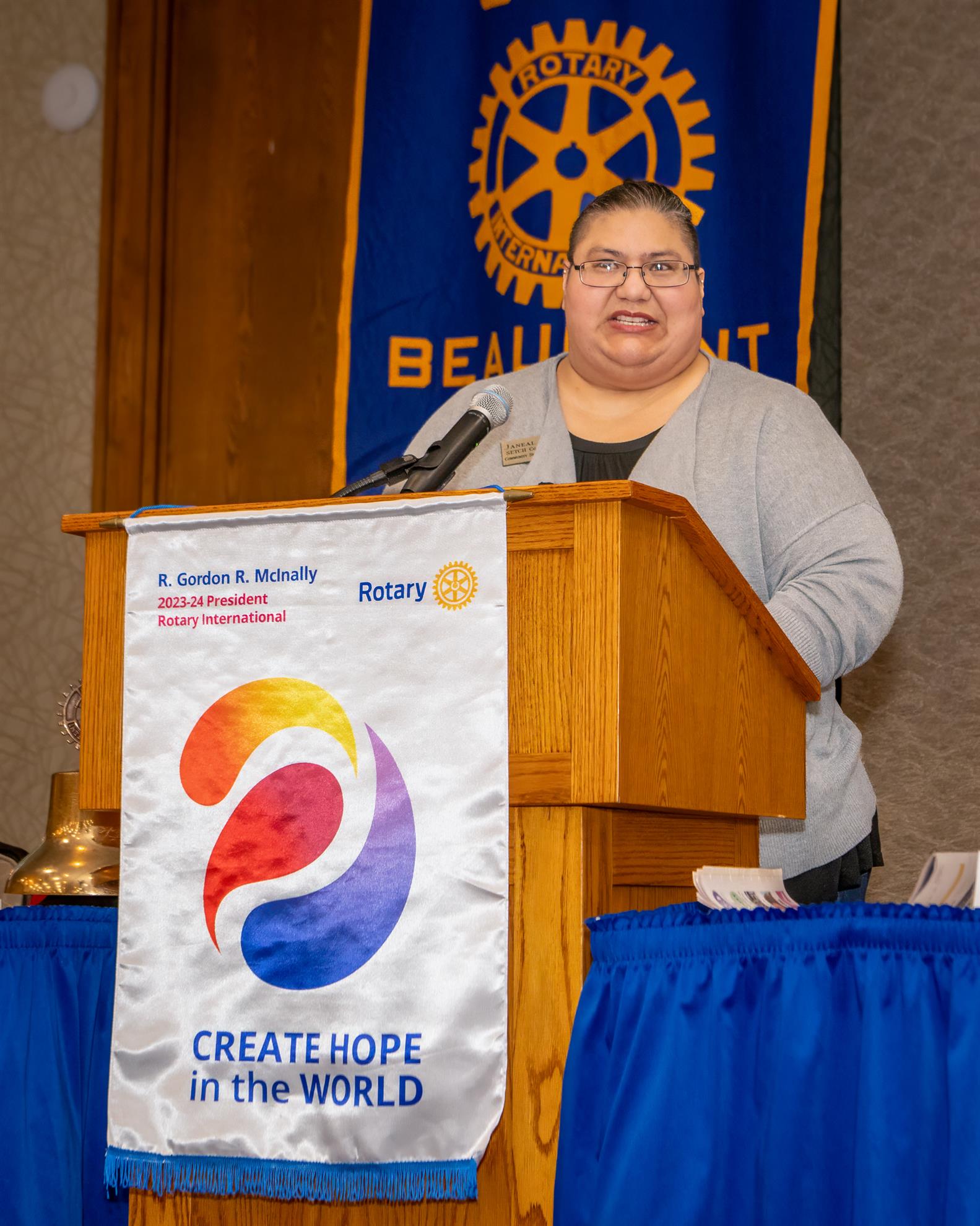 10-18-23 Janeal White | Beaumont Rotary Club
