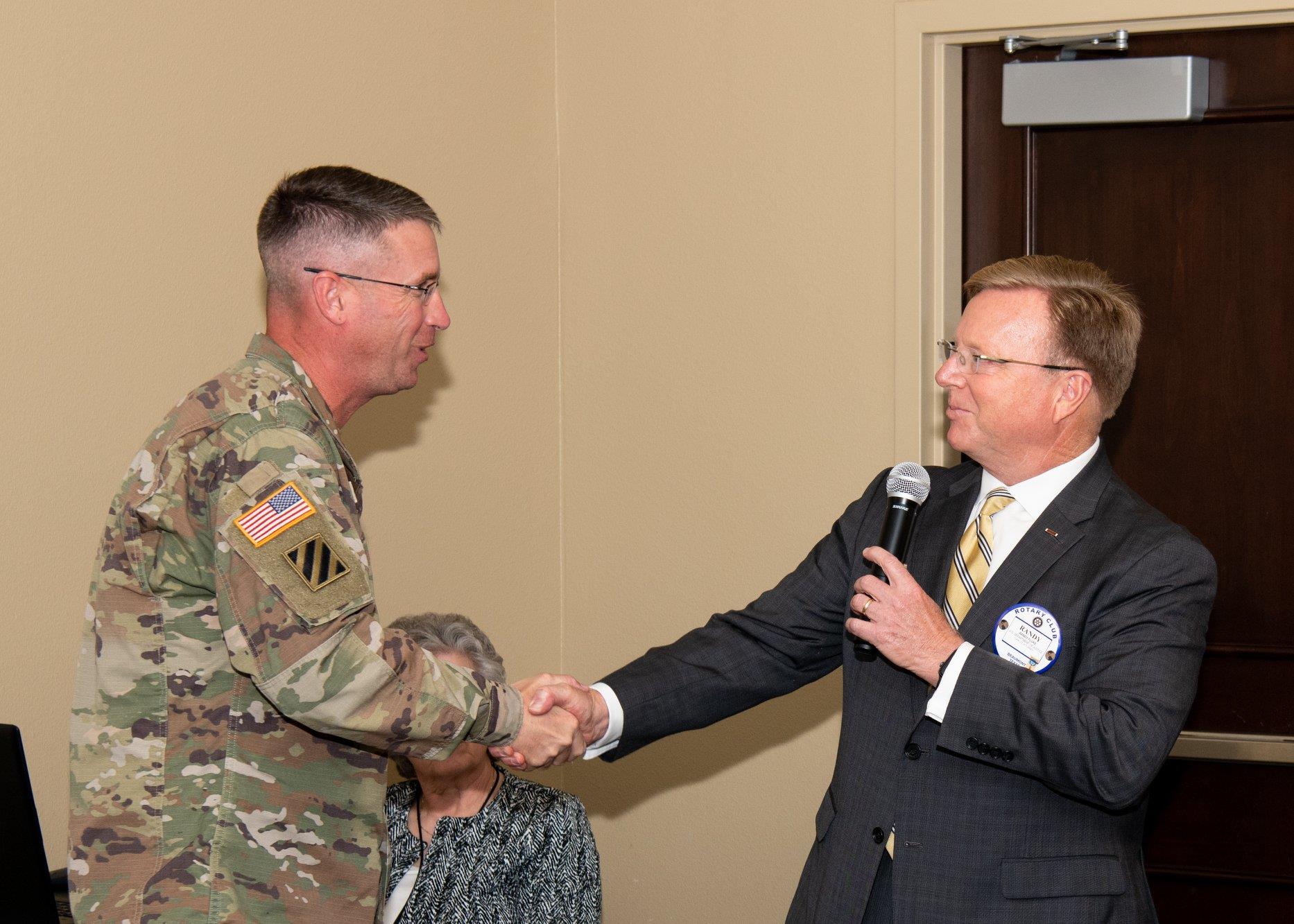 11-06-19 LTC Gordon Vincent | Beaumont Rotary Club