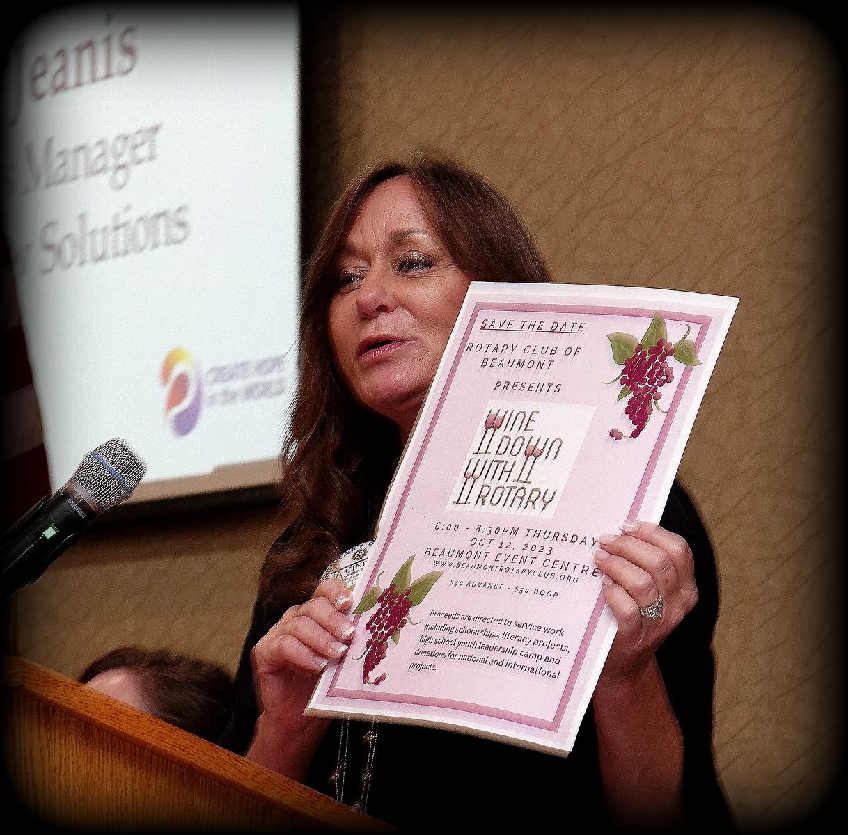 8-23-23 Shannon Allen | Beaumont Rotary Club