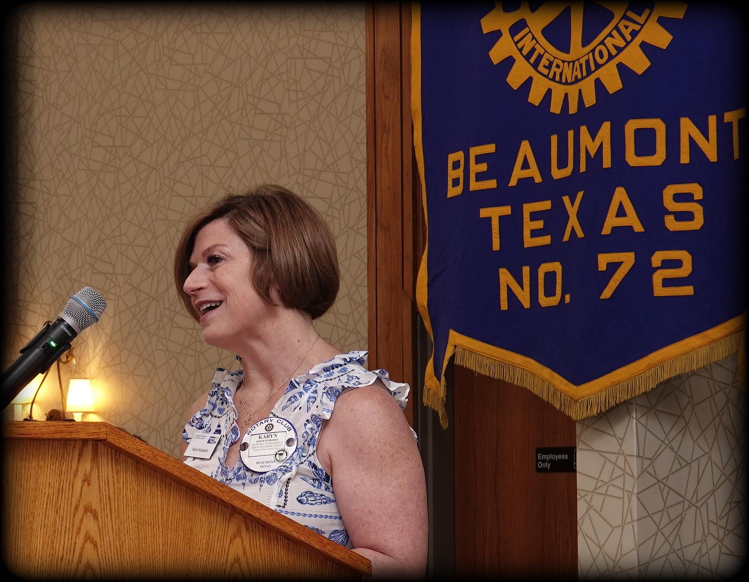 8-23-23 Shannon Allen | Beaumont Rotary Club