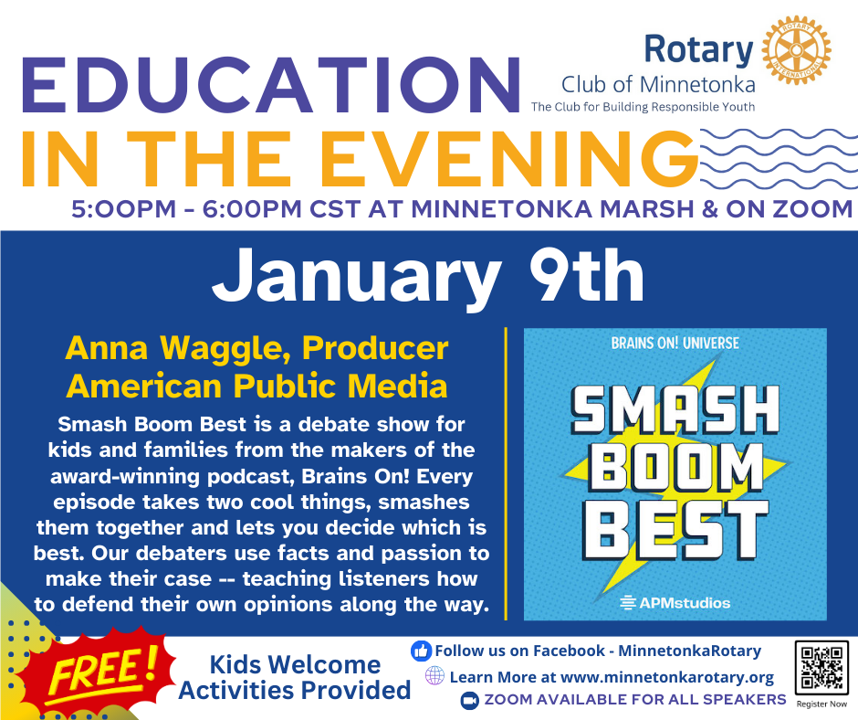 Education in the Evening Series | Rotary Club of Minnetonka