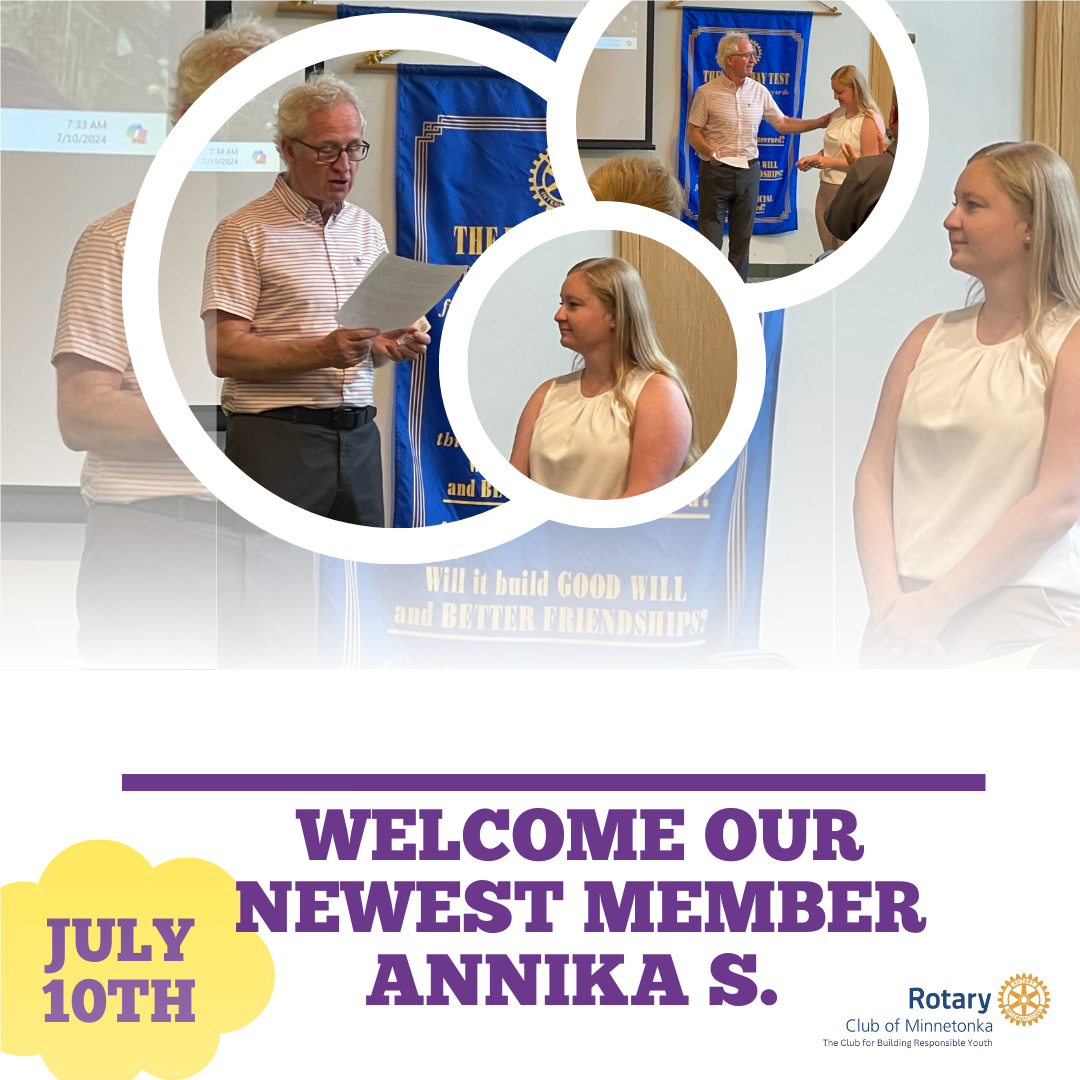 Minnetonka Rotary Club - The Spoke - July 17, 2024 (Jul. 19, 2024)