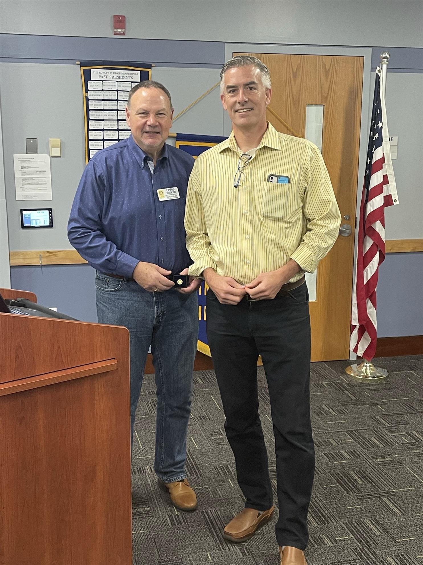 It's all about Chris...or is it | Rotary Club of Minnetonka