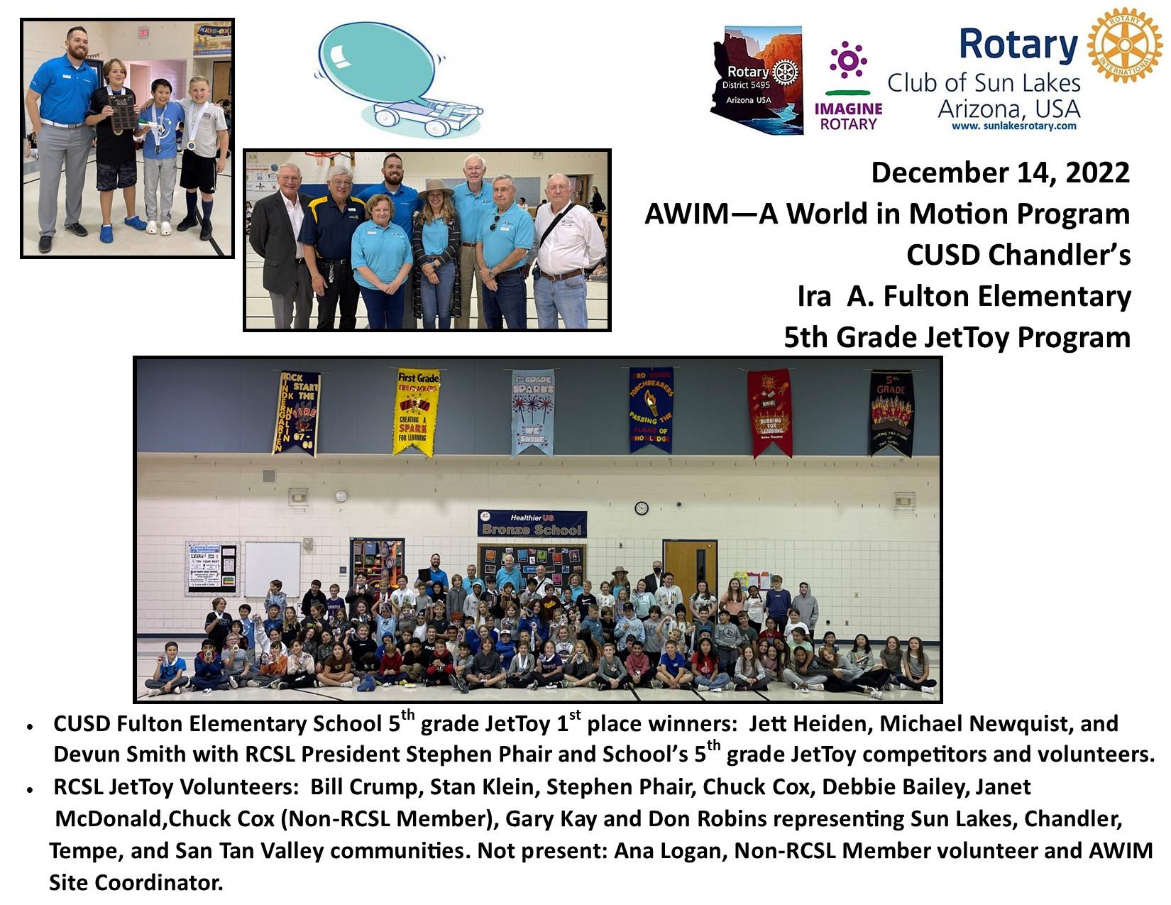 AWIM Finale | Rotary Club of Sun Lakes