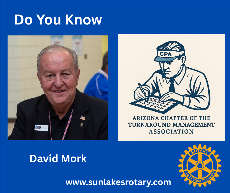 Do you know this Rotarian? | Rotary Club of Sun Lakes