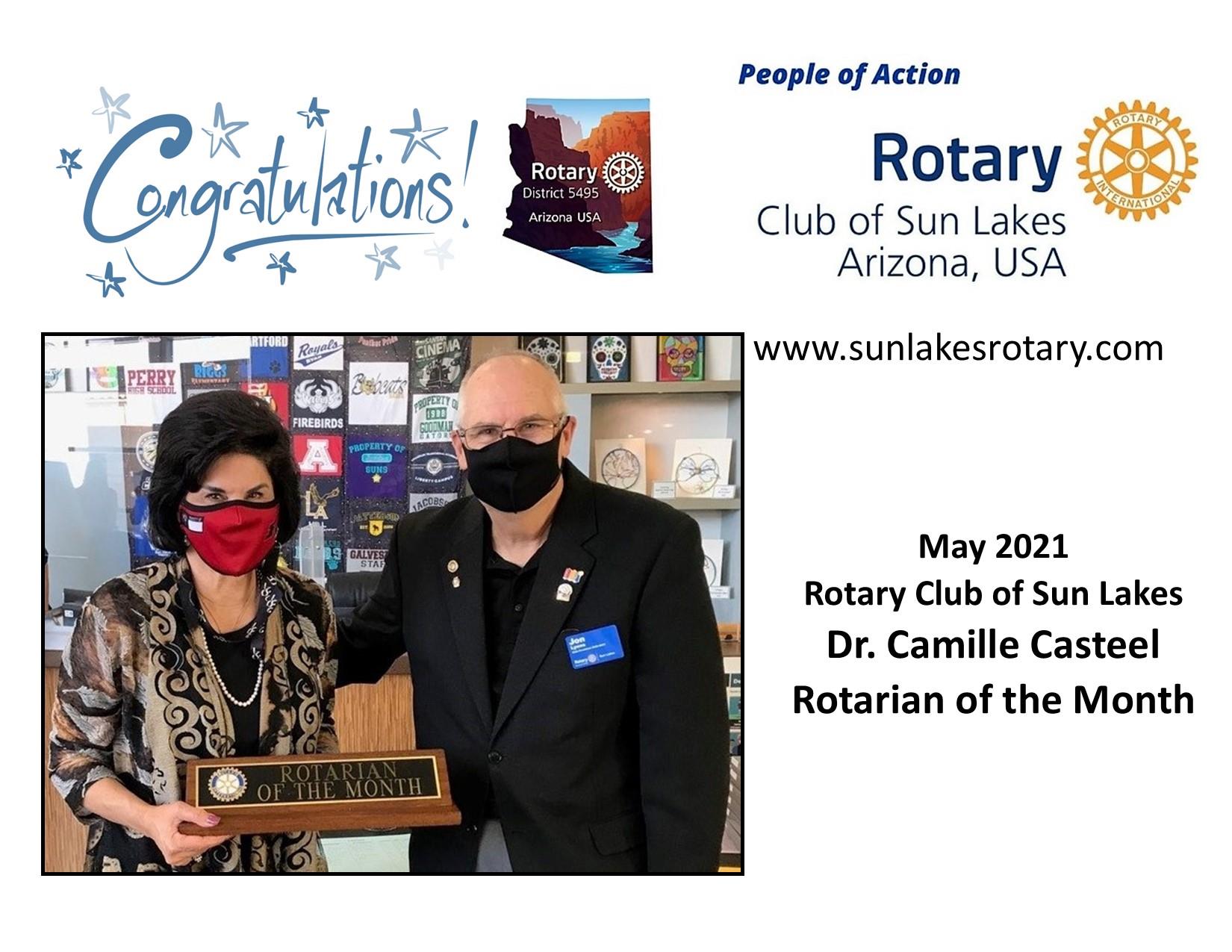 May Rotarian of the Month | Rotary Club of Sun Lakes