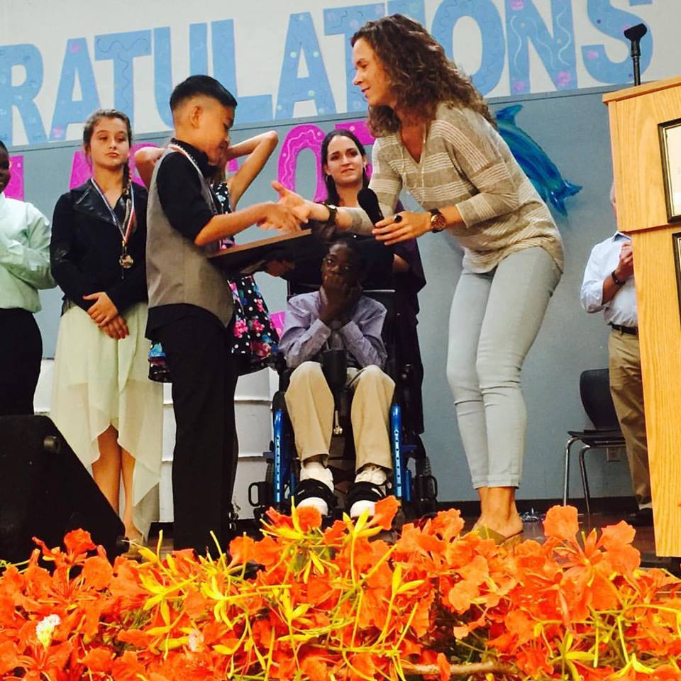 Rotarian Jessica Cranney Gives Service Awards To Local School Children ...