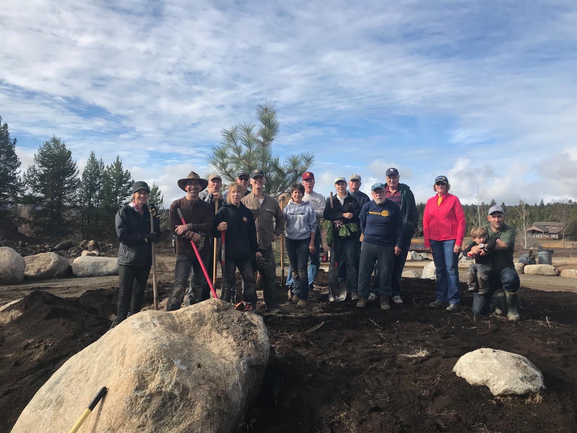 Riverfront Park Tree Planting | McCall Payette Lakes Rotary