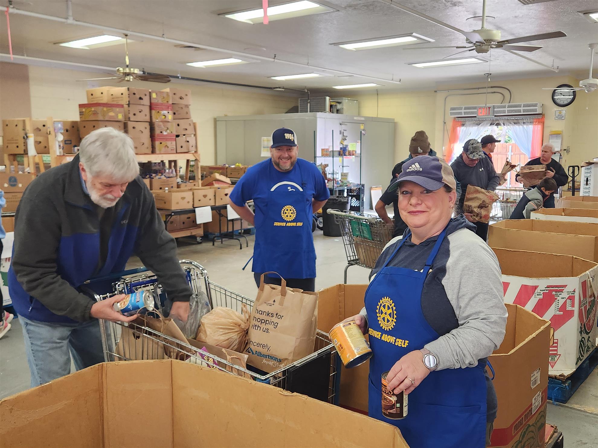 Meridian Food Bank - 10,877 pounds! | Rotary Club of Meridian