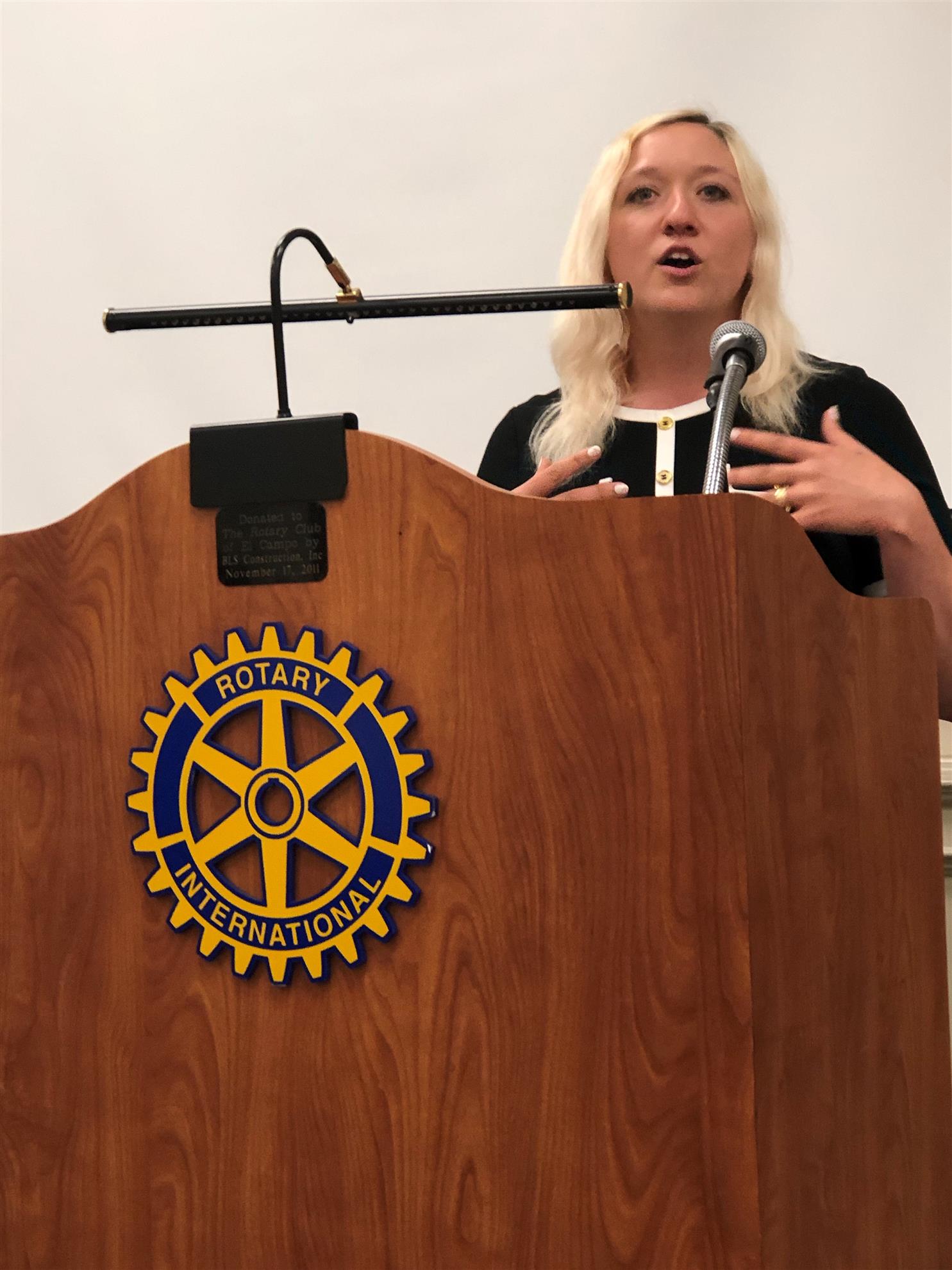 Annabelle Williams - US Census Bureau | Rotary Club of El Campo