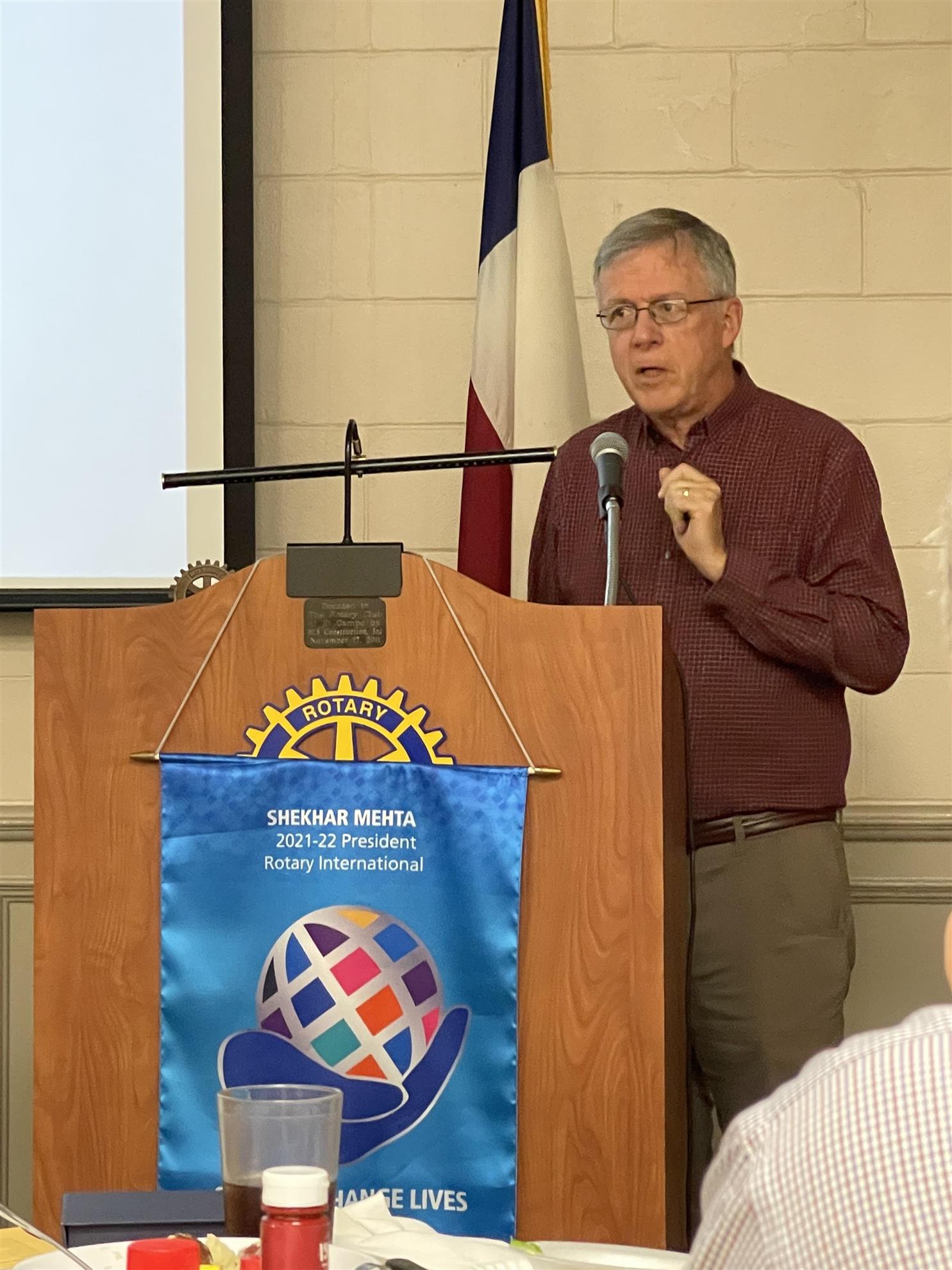 Dr. Dimmick - Texas History | Rotary Club of El Campo