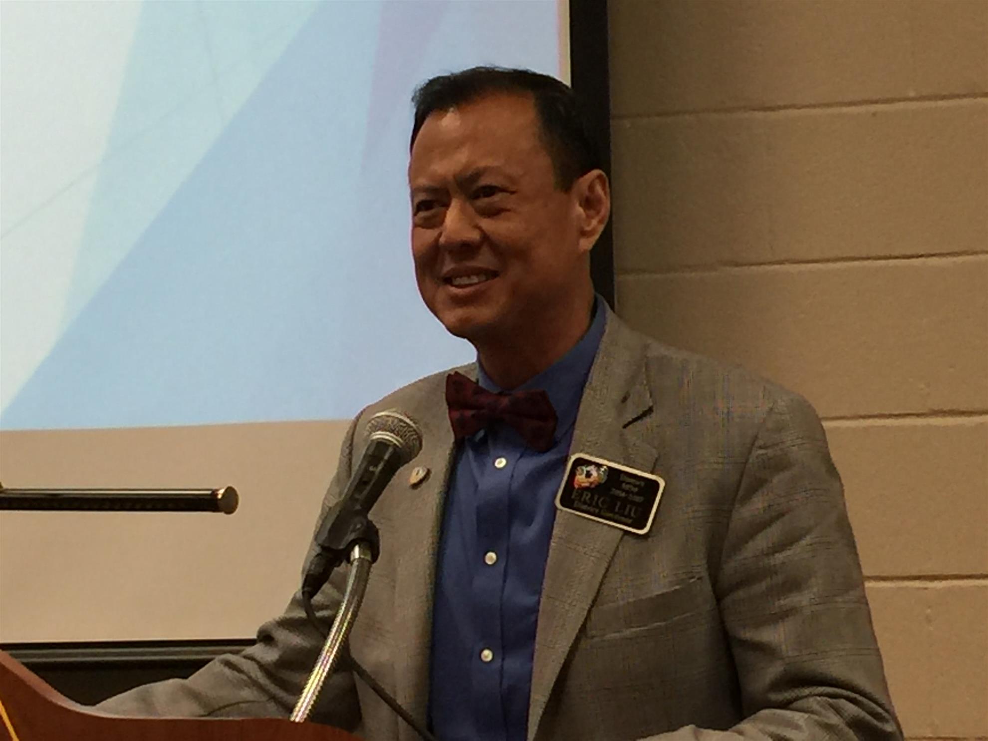District Governor Eric Liu Visits El Campo Rotary | Rotary Club of El Campo