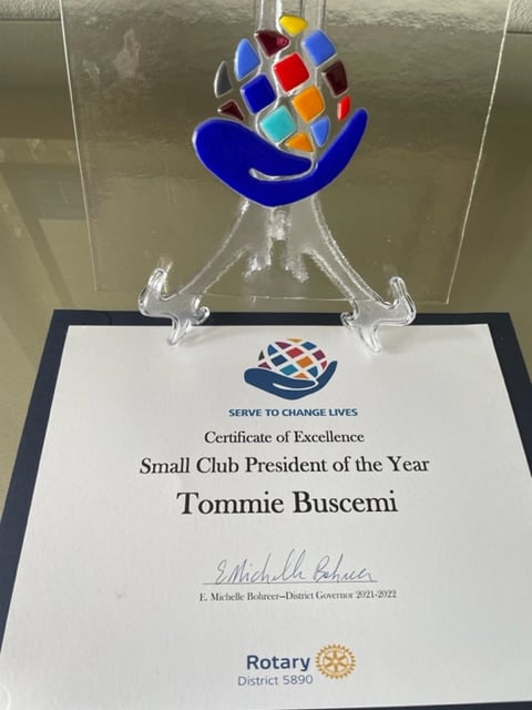 Kingwood Rotary President Named "Rotary District 5890 Small Rotary Club ...