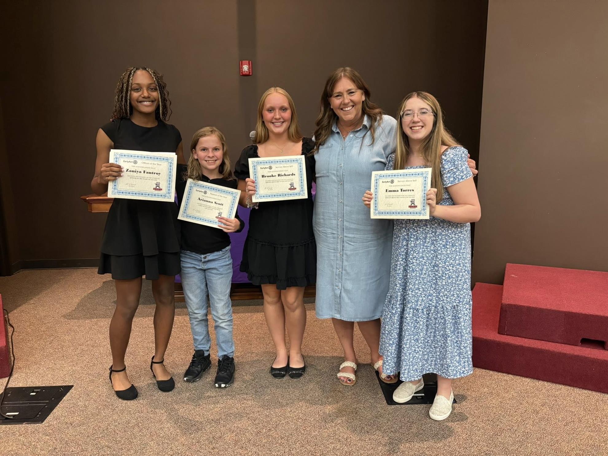 Banquet honors La Porte ISD EarlyAct students | Rotary Club of La Porte