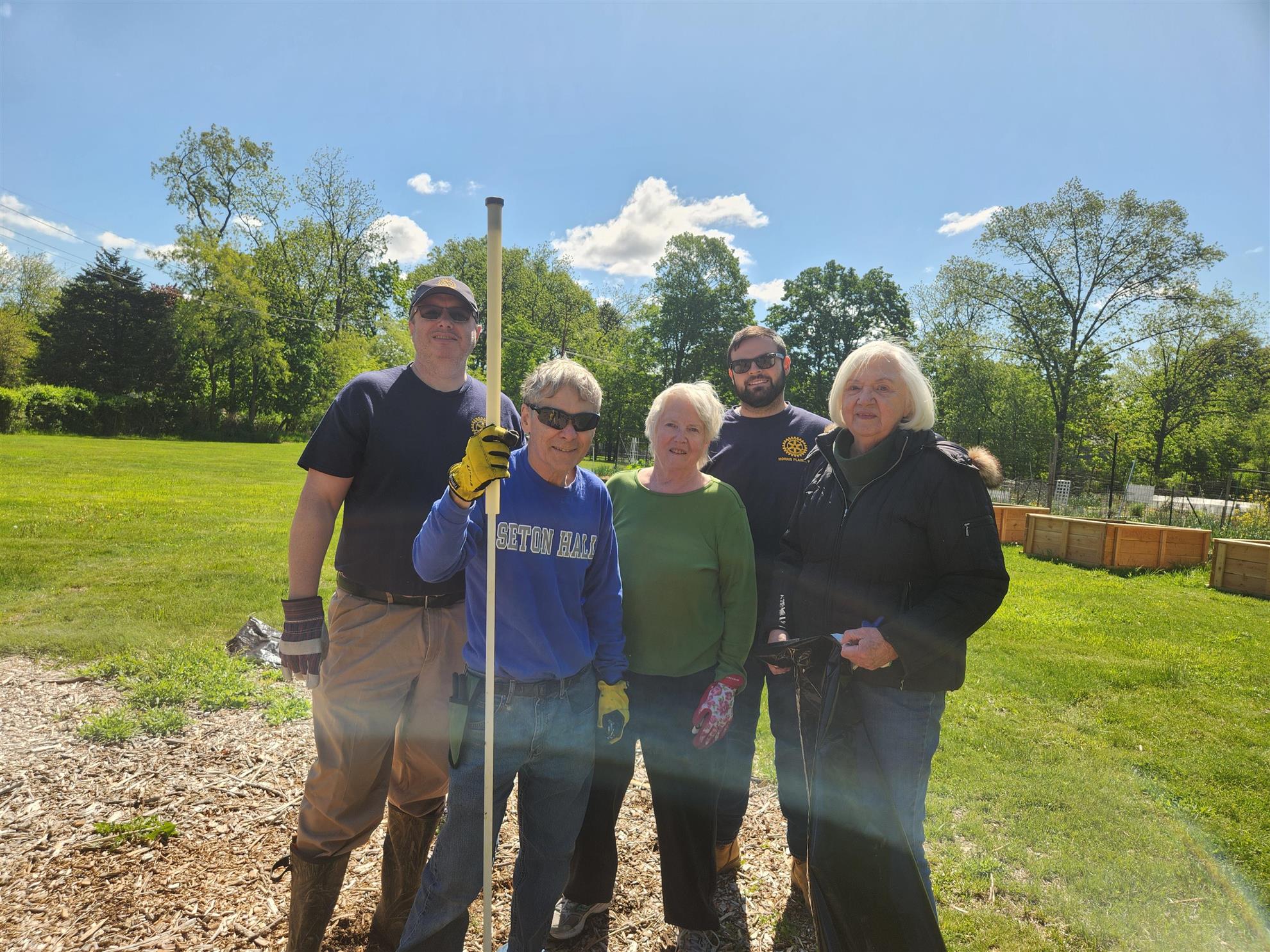 Sapling planting May 2025 | Rotary Club of Morris Plains