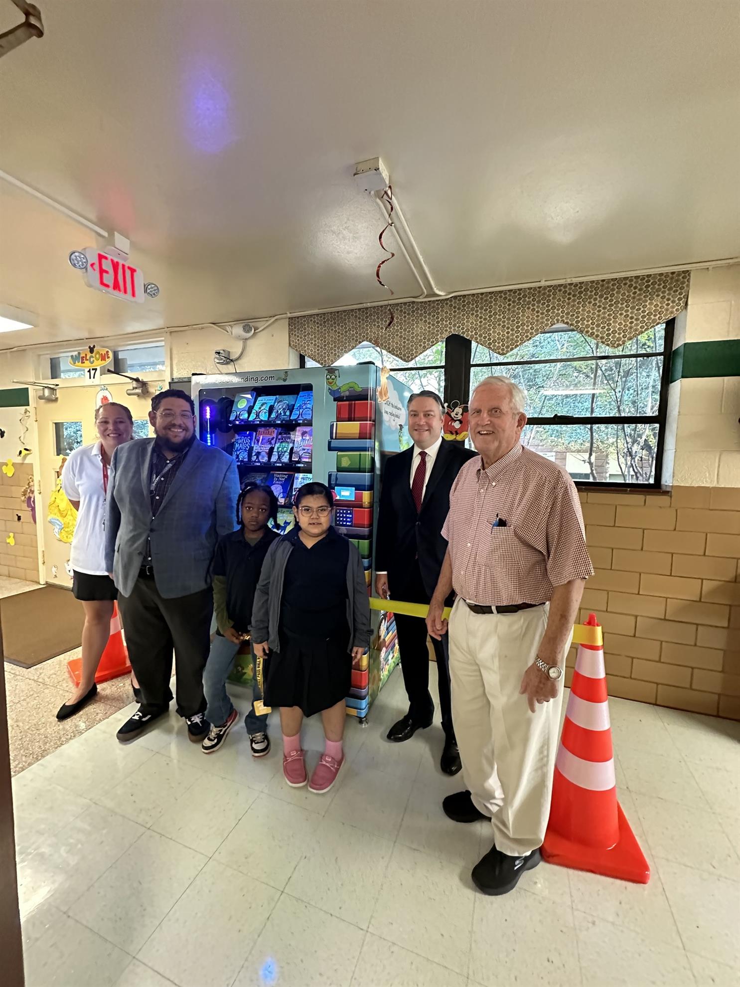 Book Vending Machine at Richard Wilson Elementary School | Rotary Club ...