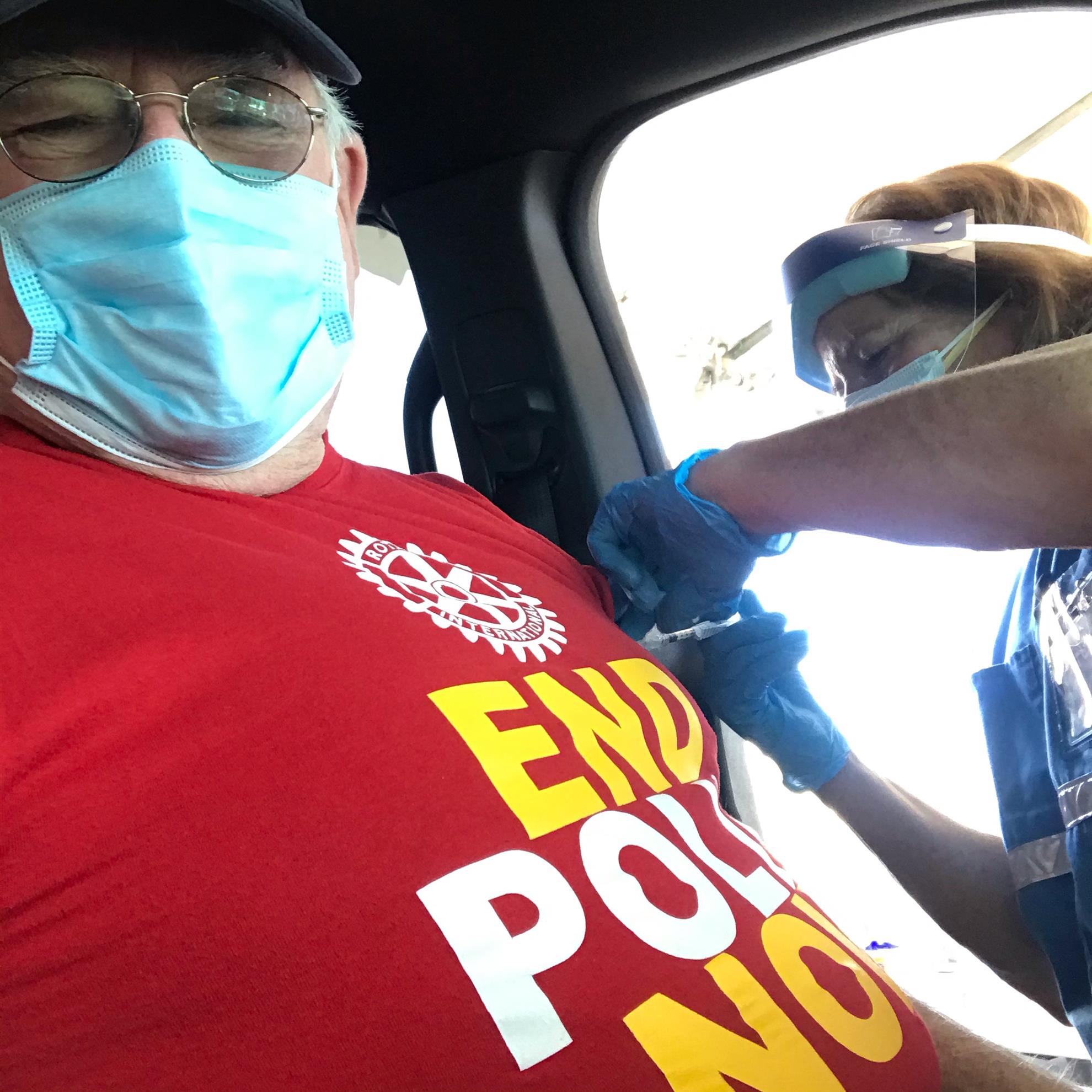 COVID-19 Vaccination #1 - Done! | Mesa West Rotary Club