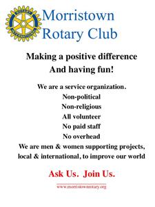 Information About "Who We Are" | Morristown Rotary Club