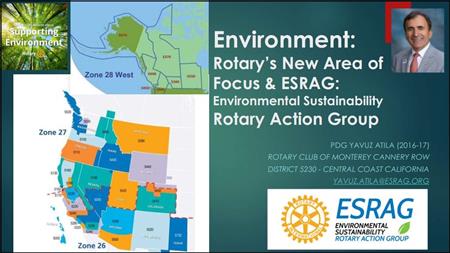 Environmentalism is Rotary's new area of focus | Rotary Club of ...