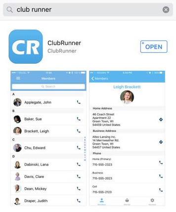 ClubRunner Mobile app | Rotary Club of McKinney Sunrise