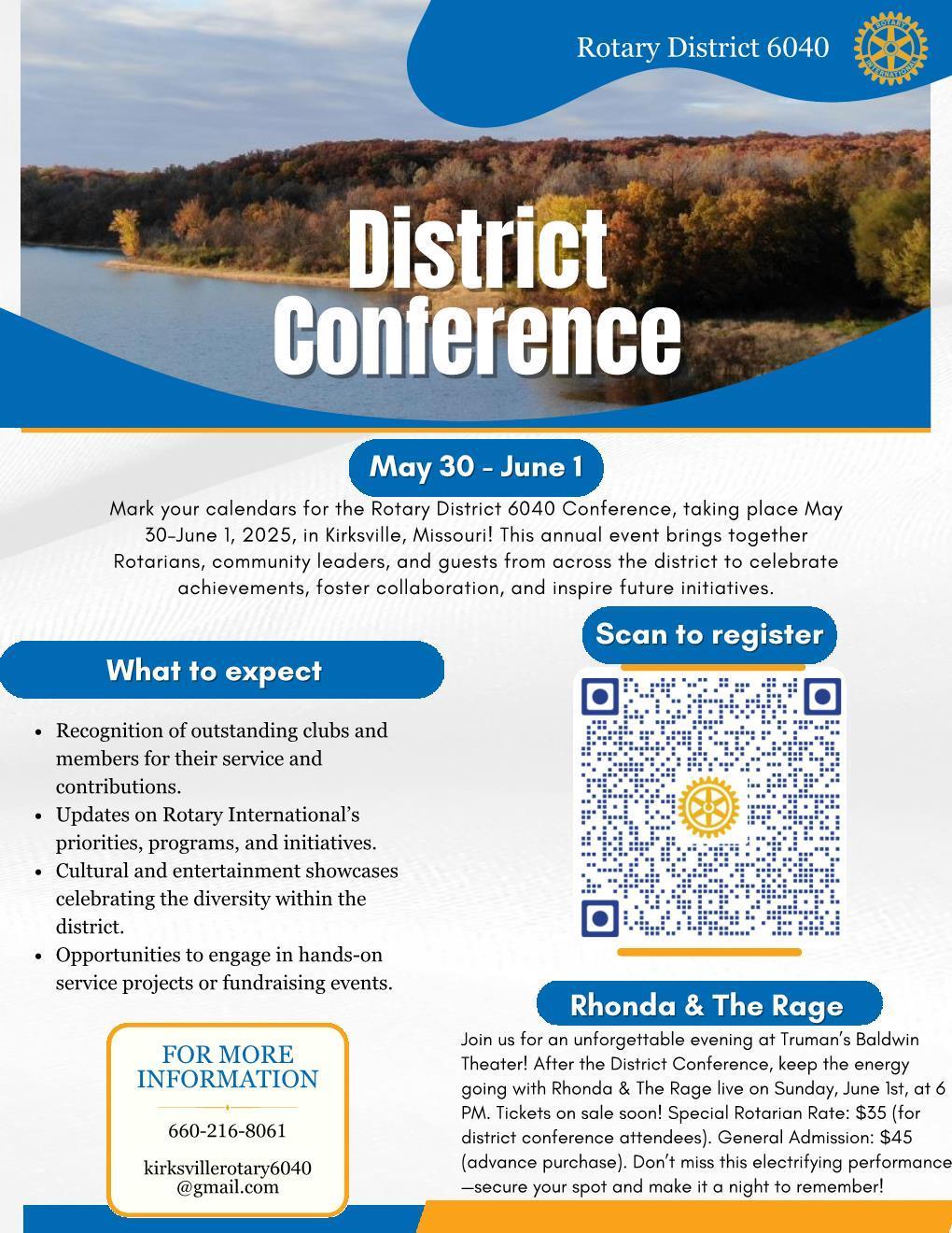 District Conference 2025 | Rotary Club of East Clay County