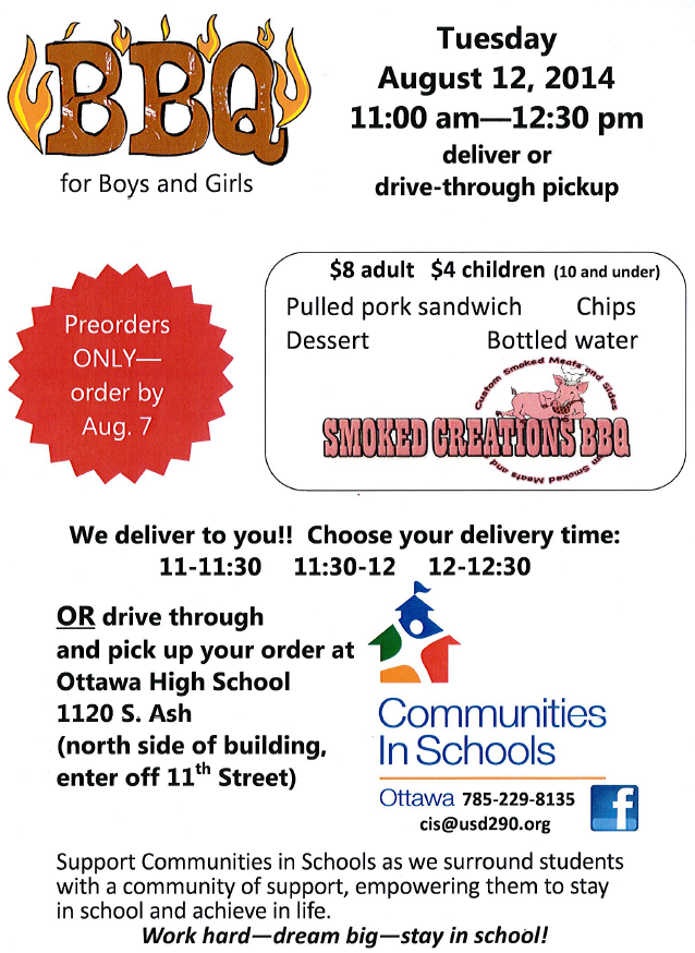 Ottawa Rotary to volunteer at the Communities in Schools BBQ Fundraiser ...