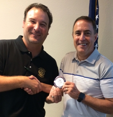 BLUE BADGE EARNED - CONGRATS KENT! | Rotary Club of Topeka South