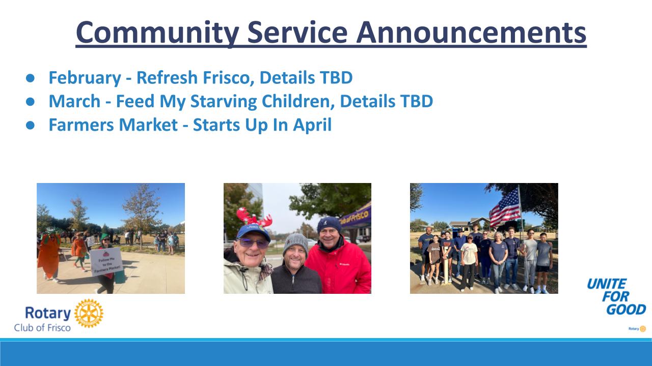 Weekly Meeting Bulletin January 15 2026 (Jan 15, 2026)