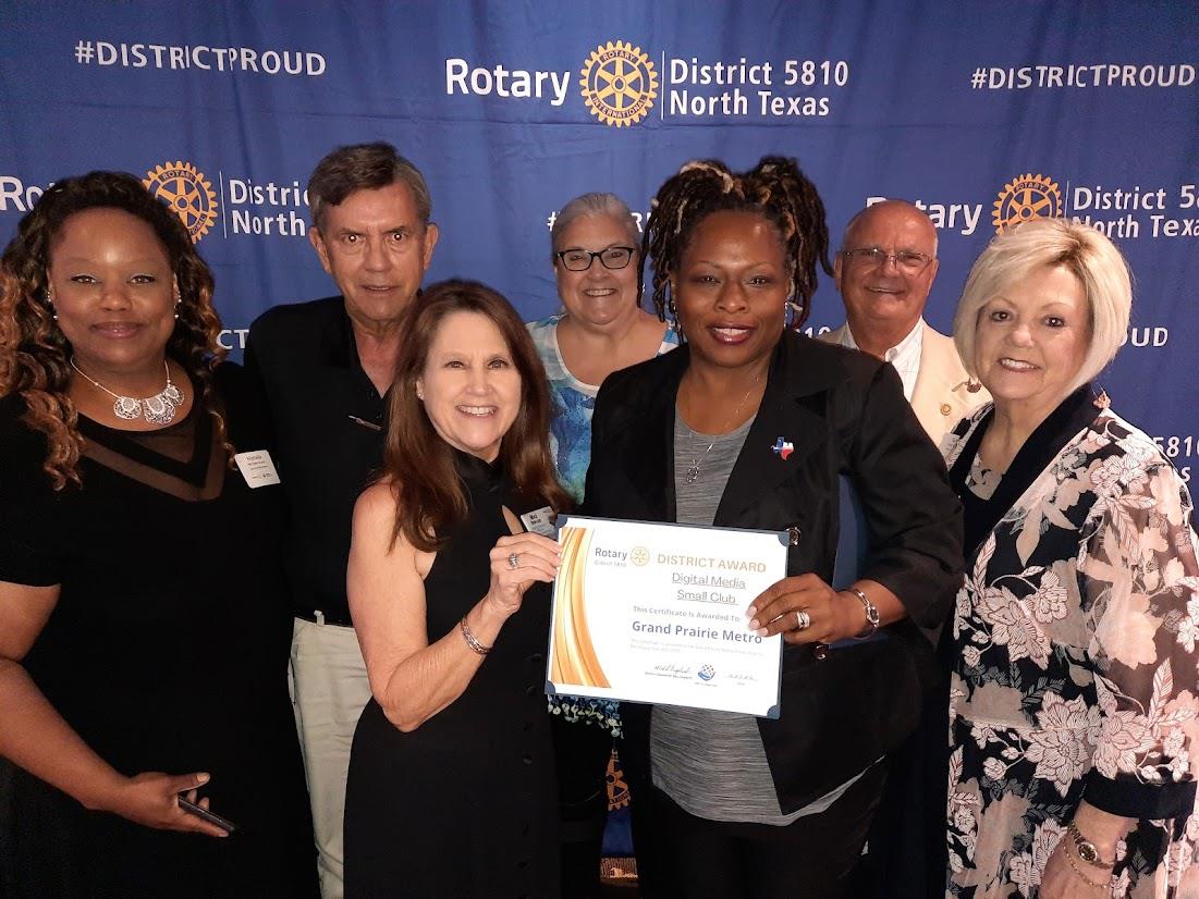 Thanks are in order... | Rotary Club of Grand Prairie Metro
