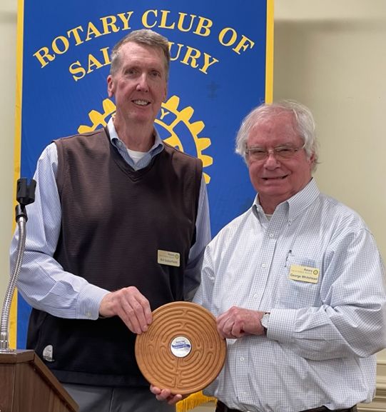 George Whitehead Honored by The Rotary Club of Salisbury | Rotary Club ...