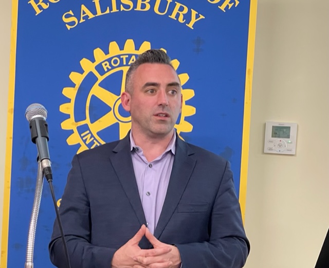 Major Jake Day Speaks to The Rotary Club of Salisbury | Rotary Club of ...